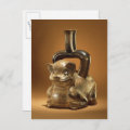 Vessel with puma, Chavin Culture, c.90 BC Postcard | Zazzle