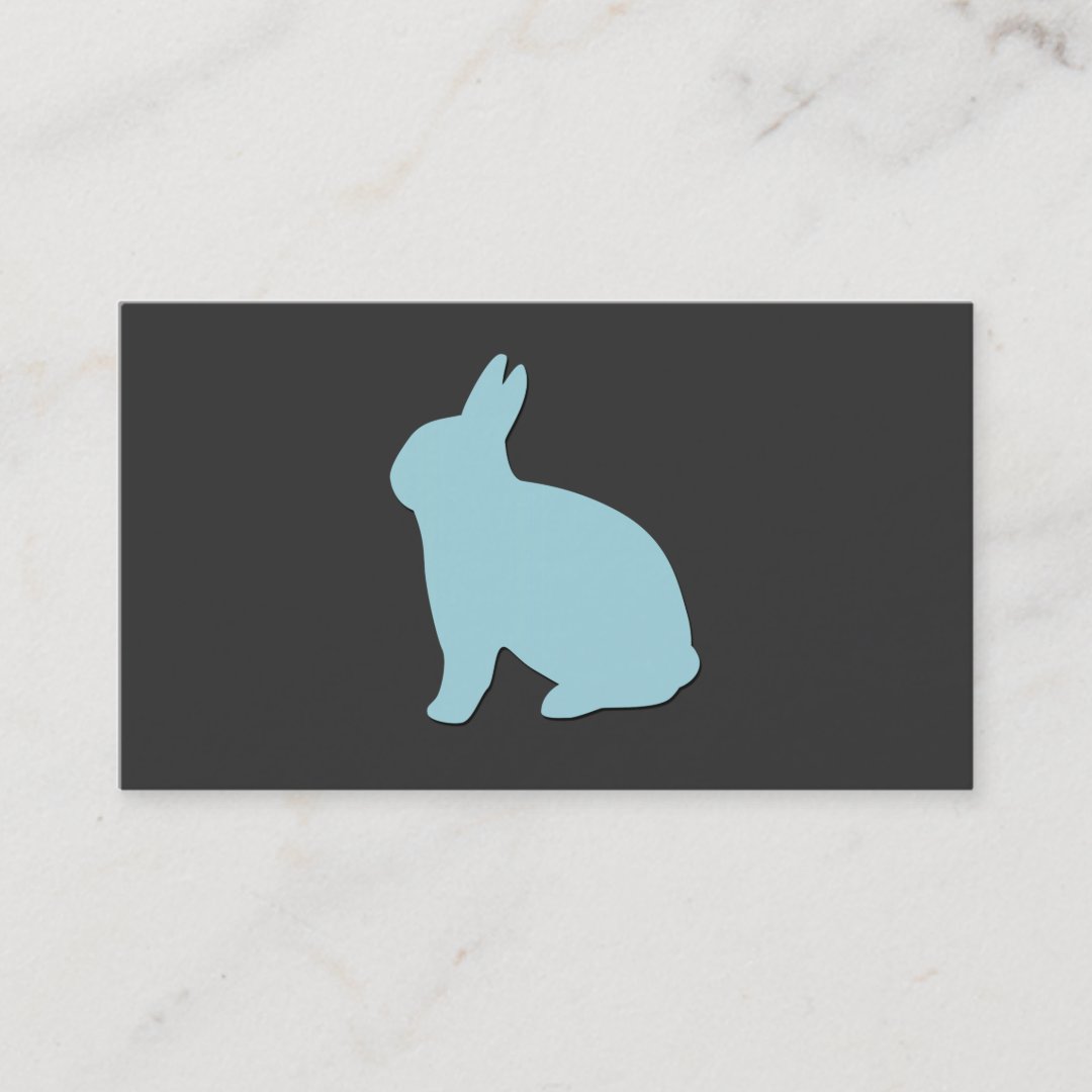 Vet / Animal Lover / Bunny / Rabbit Business Card | Zazzle