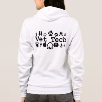 Vet Tech Hoodie | Zazzle