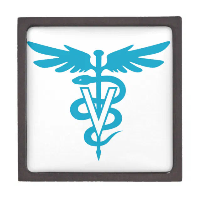 Vet Tech - Veterinary Symbol Keepsake Box | Zazzle