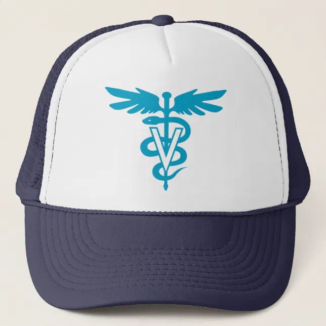 Vet Tech - Veterinary Symbol Trucker Hat | Zazzle