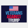 Veterans Against Donald Trump Sign | Zazzle