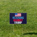 Veterans Against Donald Trump Sign | Zazzle