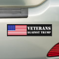 Veterans Against Trump Bumper Sticker | Zazzle