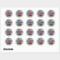 Veterans Against Trump Classic Round Sticker | Zazzle