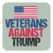 Veterans Against Trump Square Sticker | Zazzle