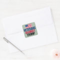 Veterans Against Trump Square Sticker | Zazzle