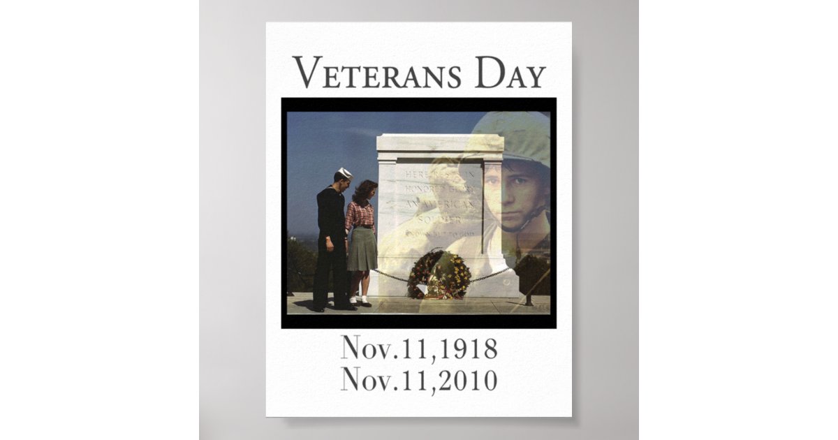 Veterans Day (Armistice Day) Poster | Zazzle