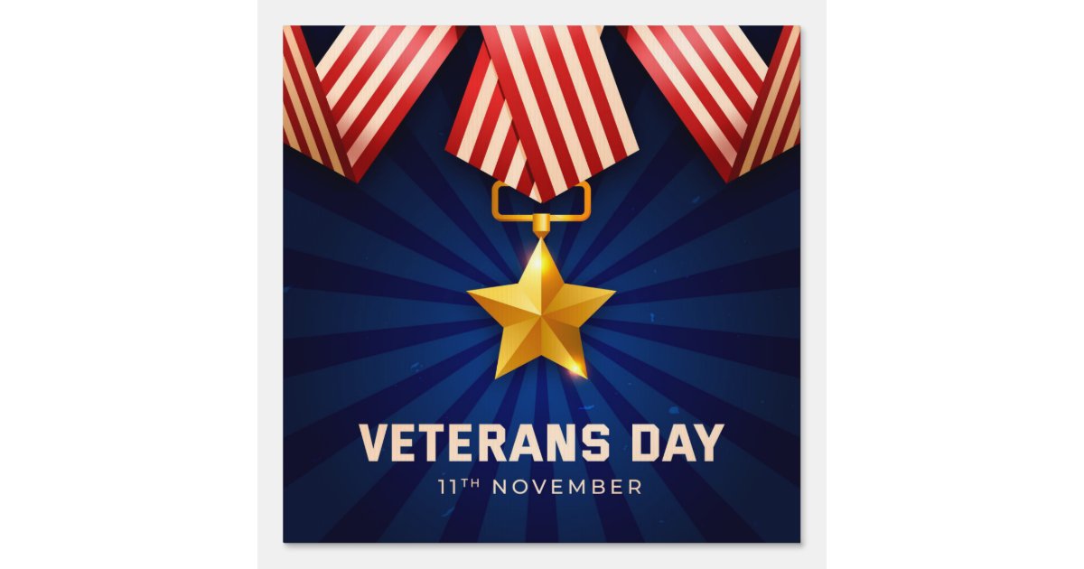 Veterans Day Sign | Zazzle