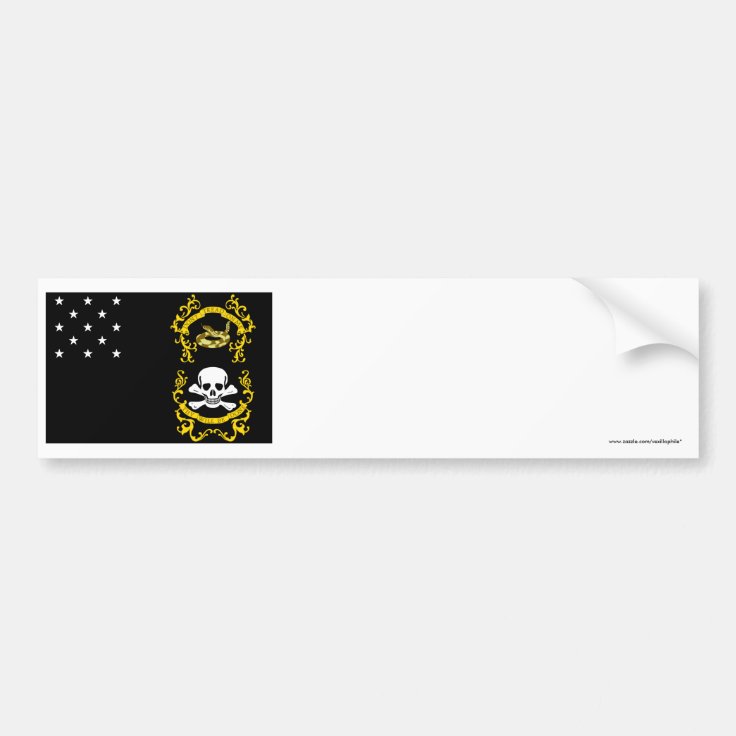 Veterans Exempt Flag Bumper Sticker | Zazzle