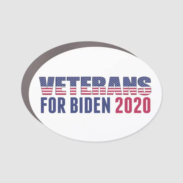 Veterans for Biden 2020 Car Magnet | Zazzle