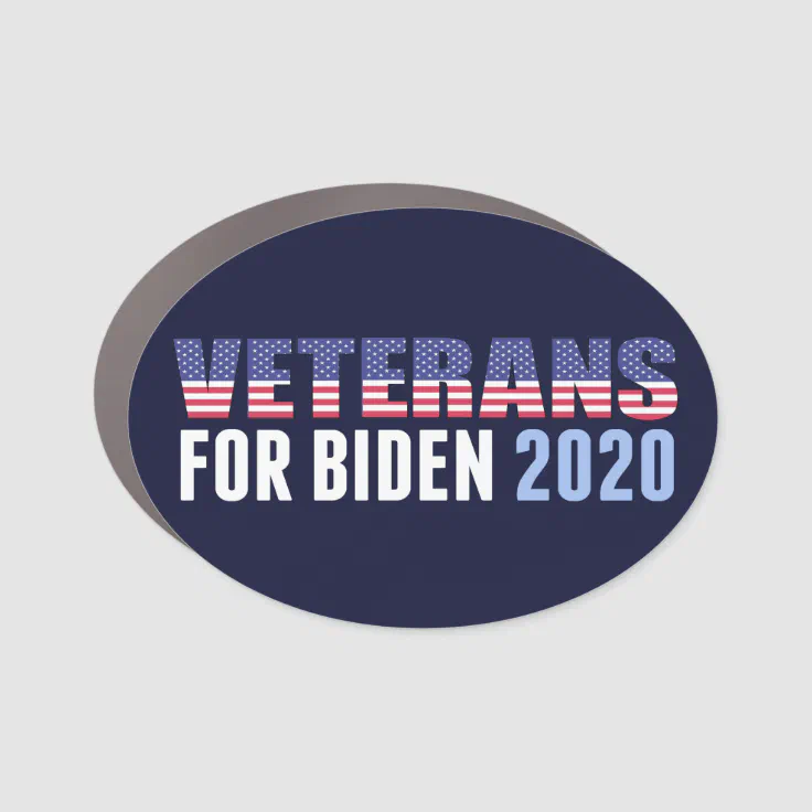 Veterans for Biden Car Magnet | Zazzle