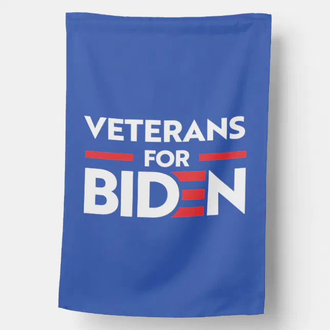 VETERANS FOR JOE BIDEN HOUSE FLAG | Zazzle