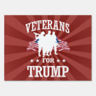 VETERANS FOR TRUMP SIGN | Zazzle.com