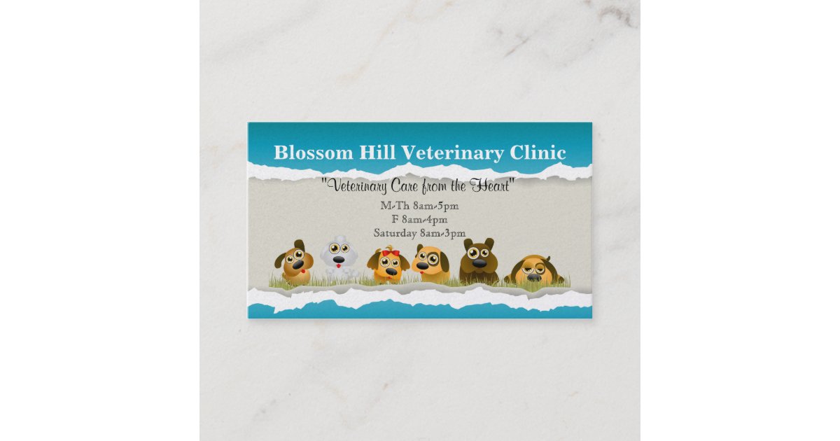 Veterinarian Business Card | Zazzle