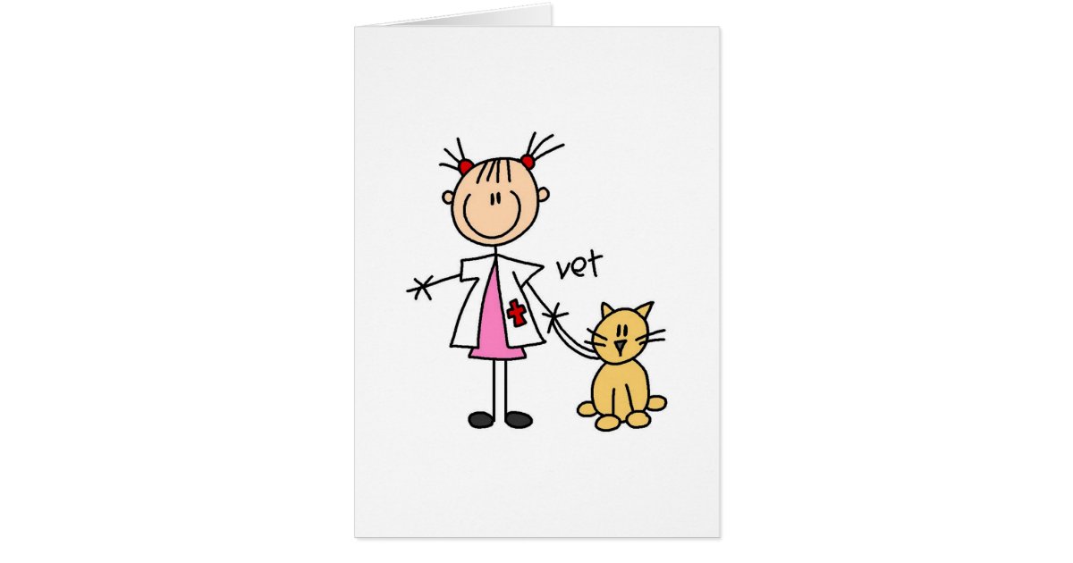 Veterinarian Stick Figure | Zazzle