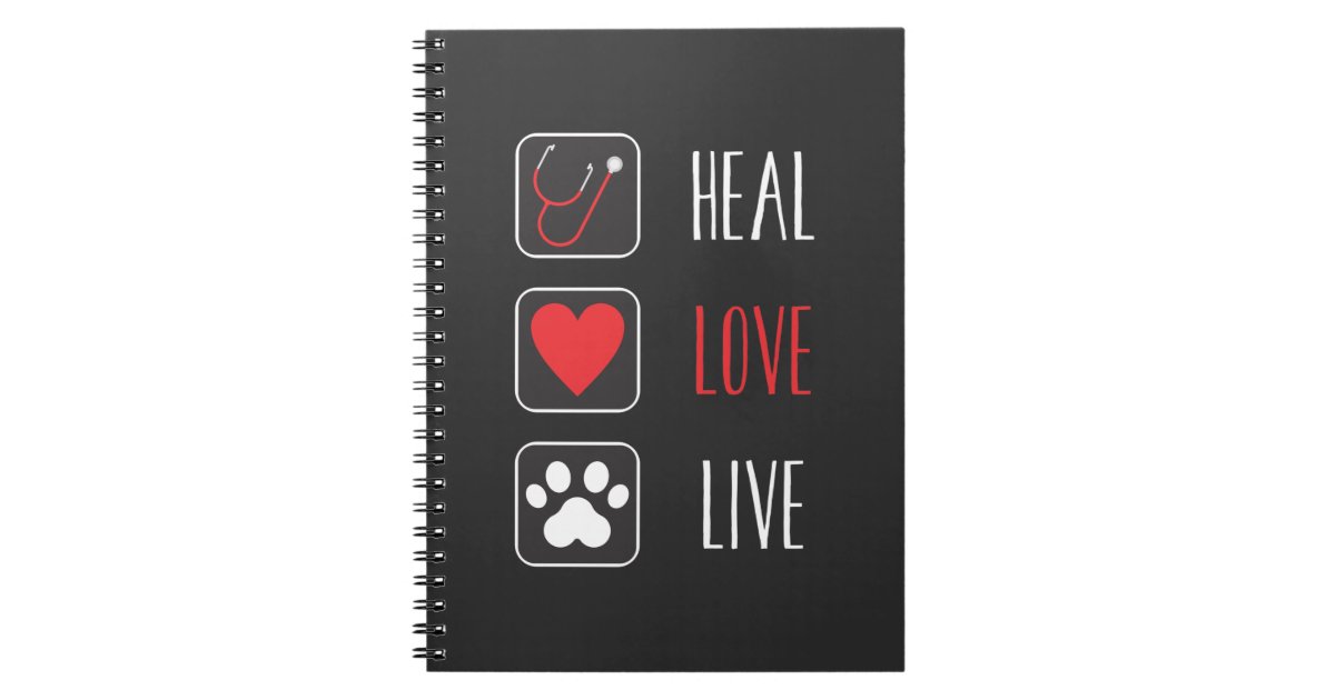 Veterinarian Student Vet Tech Veterinary Animal Notebook | Zazzle