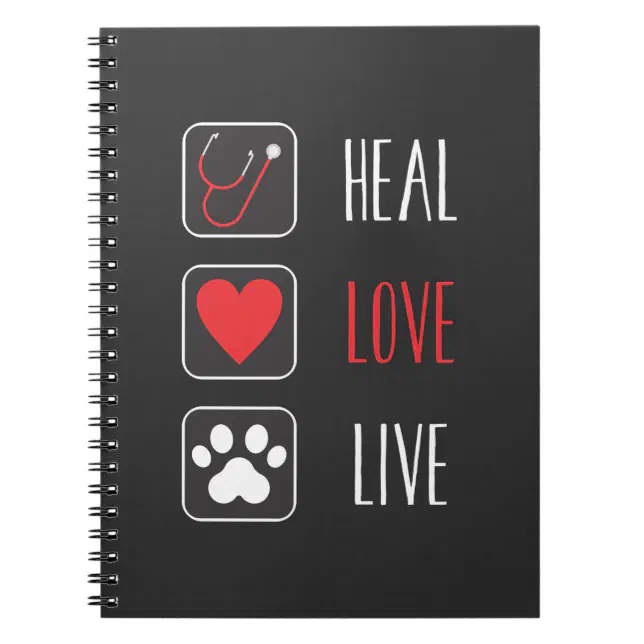 Veterinarian Student Vet Tech Veterinary Animal Notebook | Zazzle