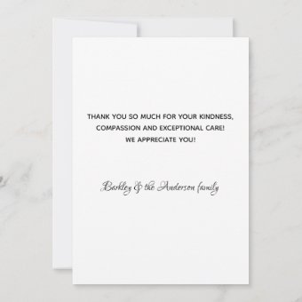 Veterinary Appreciation Pet Photo Veterinarian Thank You Card | Zazzle