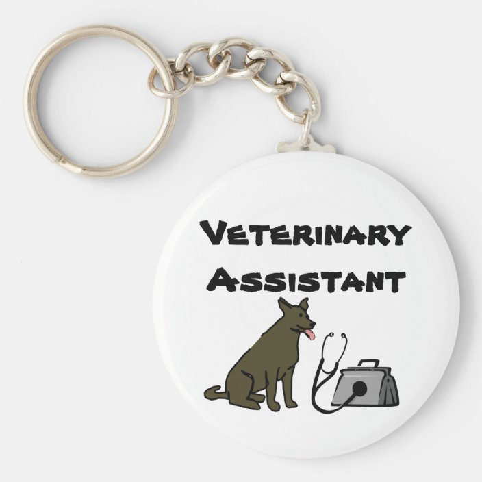 Veterinary Assistant Keychain | Zazzle.com