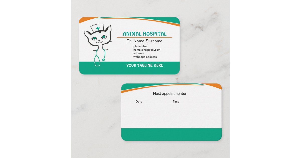 Veterinary Business card | Zazzle