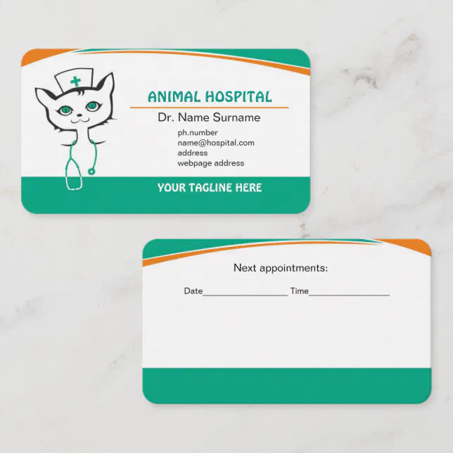 Veterinary Business card | Zazzle