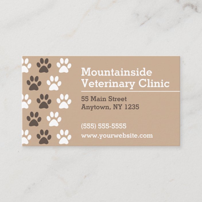 Veterinary Clinic Business Card | Zazzle.com