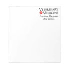 Veterinary medicine symbol notepad | Zazzle.com