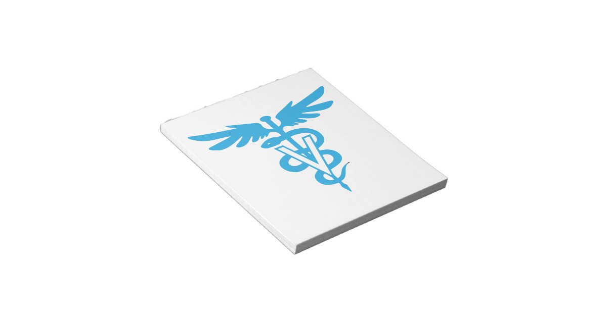 Veterinary medicine symbol notepad | Zazzle.com