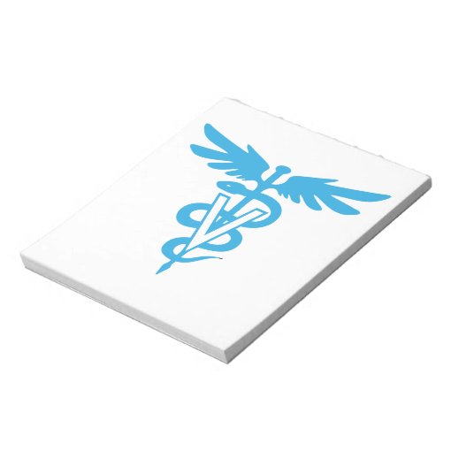Veterinary medicine symbol notepad | Zazzle