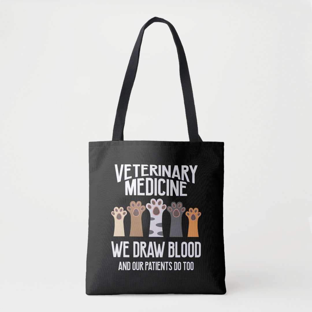 Veterinary Medicine Vet Tech Animal Rescue Tote Bag | Zazzle