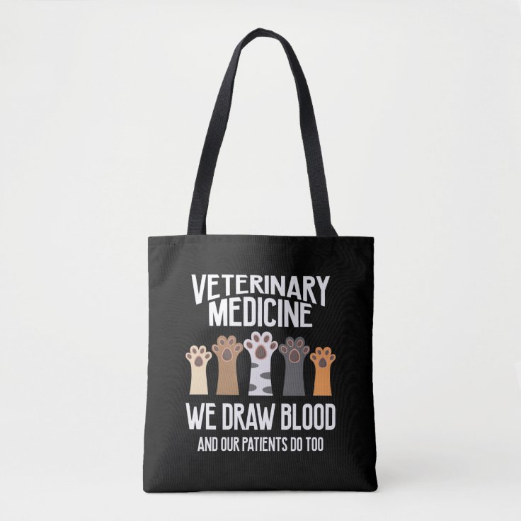 Veterinary Medicine Vet Tech Animal Rescue Tote Bag | Zazzle