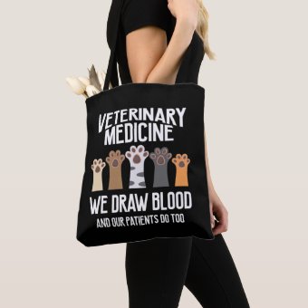 Veterinary Medicine Vet Tech Animal Rescue Tote Bag | Zazzle
