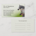 Veterinary practice appointment and business card | Zazzle