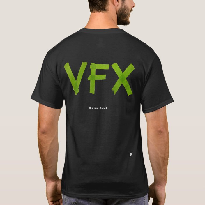 VFX Crew Shirt (this Is My Credit) - Green/Dark | Zazzle.com