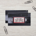 VHS business card | Zazzle