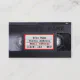 VHS business card | Zazzle