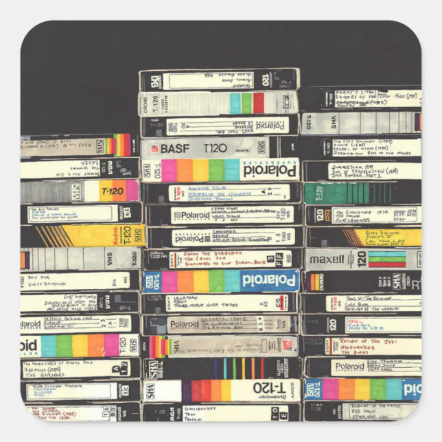 VHS Stickers | Zazzle