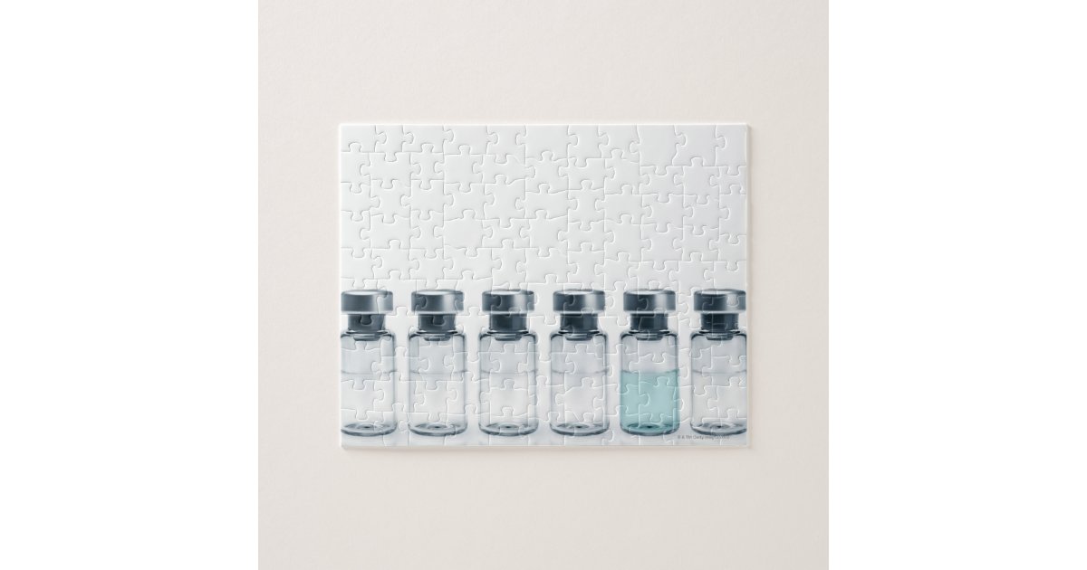 Vials containing medicine for injections. This Jigsaw Puzzle | Zazzle