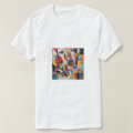 Vibrant Abstract Art – Expressive & Colorful Desig T-Shirt | Zazzle