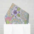 Vibrant Blossoms with Swirls of Vines and Leaves Tissue Paper | Zazzle