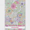 Vibrant Blossoms with Swirls of Vines and Leaves Tissue Paper | Zazzle