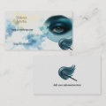 Vibrant Deep Blue Eye Shadow Business Card | Zazzle