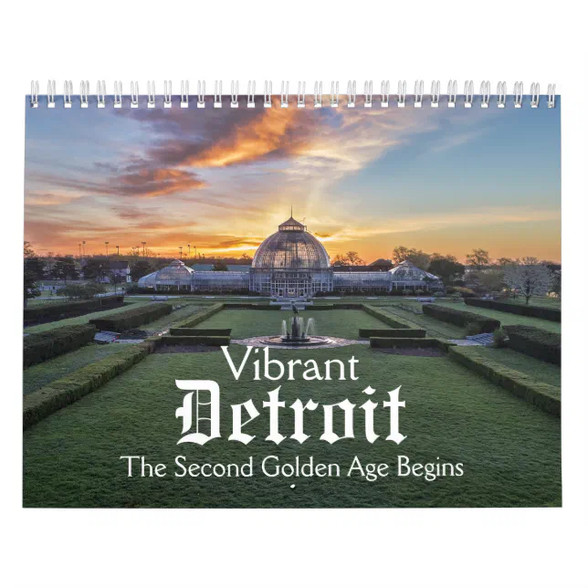 Vibrant Detroit Calendar | Zazzle