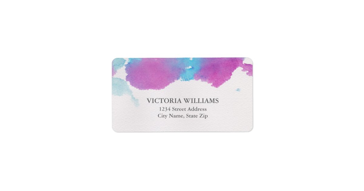 Vibrant Dreams Address Label | Zazzle