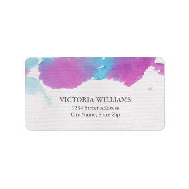 Vibrant Dreams Address Label | Zazzle