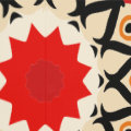Vibrant Ethnic African Red Black Cream Geometric Wallpaper | Zazzle