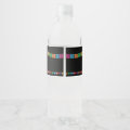 Vibrant Fiesta Baby Shower Mexican Birthday Party Water Bottle Label ...