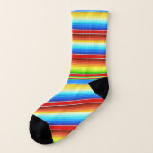 Vibrant Mexican Blanket Traditional Spanish Serape Socks | Zazzle