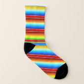 Vibrant Mexican Blanket Traditional Spanish Serape Socks | Zazzle